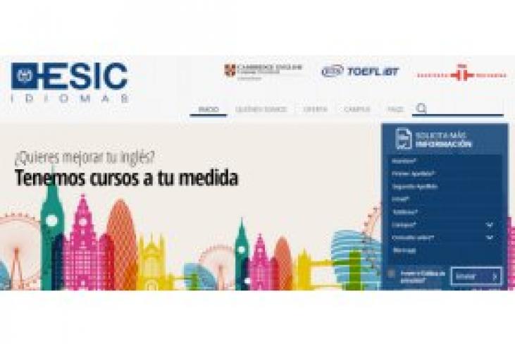 ESIC Idiomas estrena su nueva página web | Escuela de Negocios y Centro universitario | ESIC