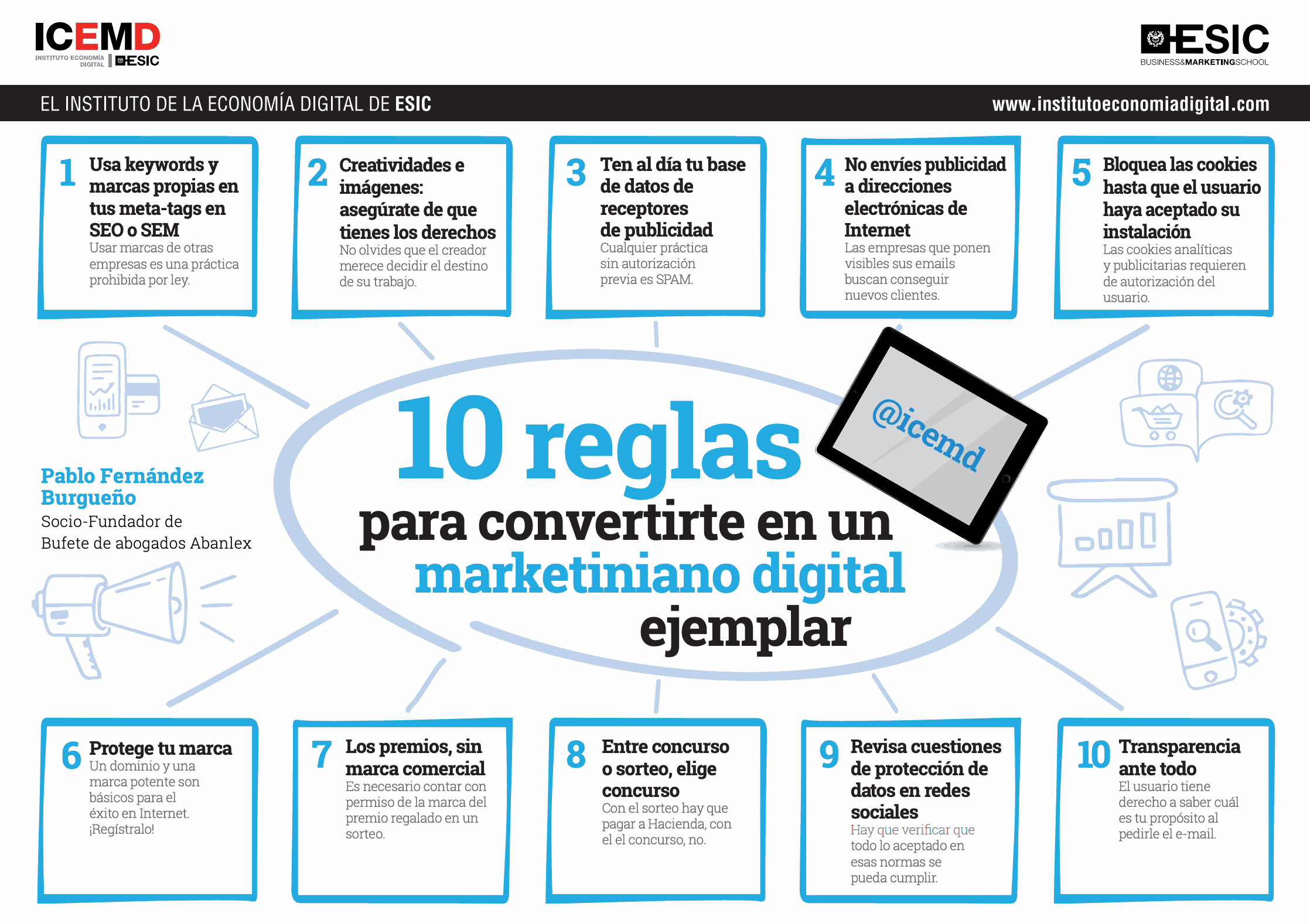 10 reglas para convertirte en un marketiniano digital ejemplar | ESIC